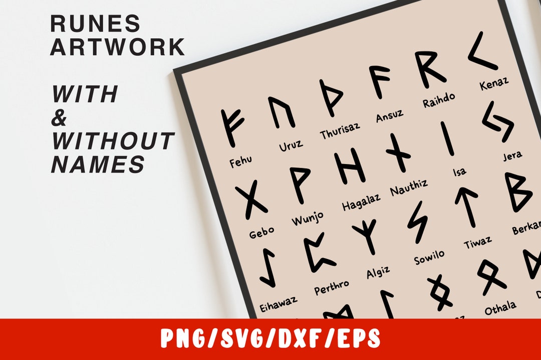 Runes SVG Artwork Viking Nordic Vegvisir Celtic Icelandic Clipart decal ...