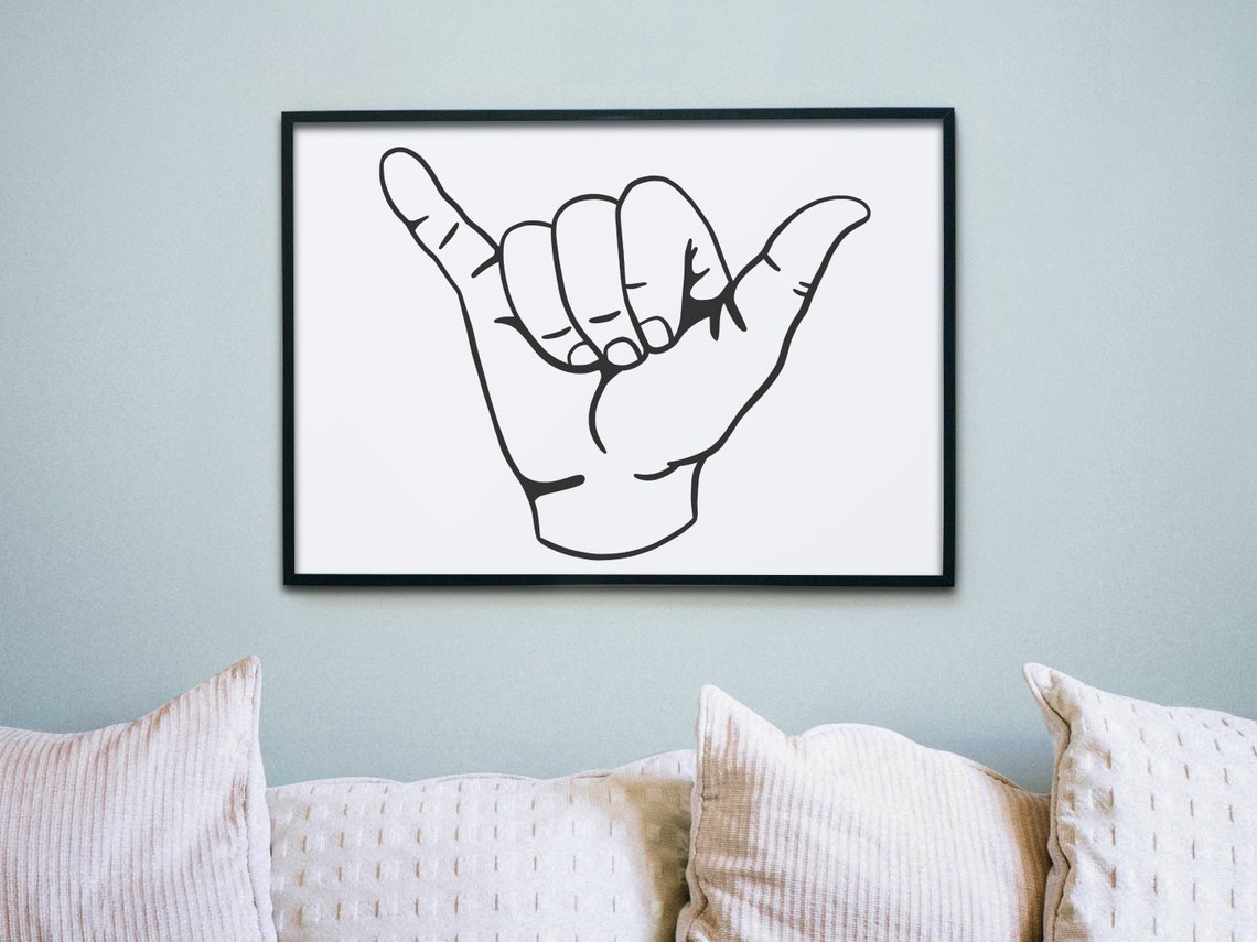 Hang Loose SVG Shaka SVG Cut File Hawaii Svg Aloha vinyl - Etsy