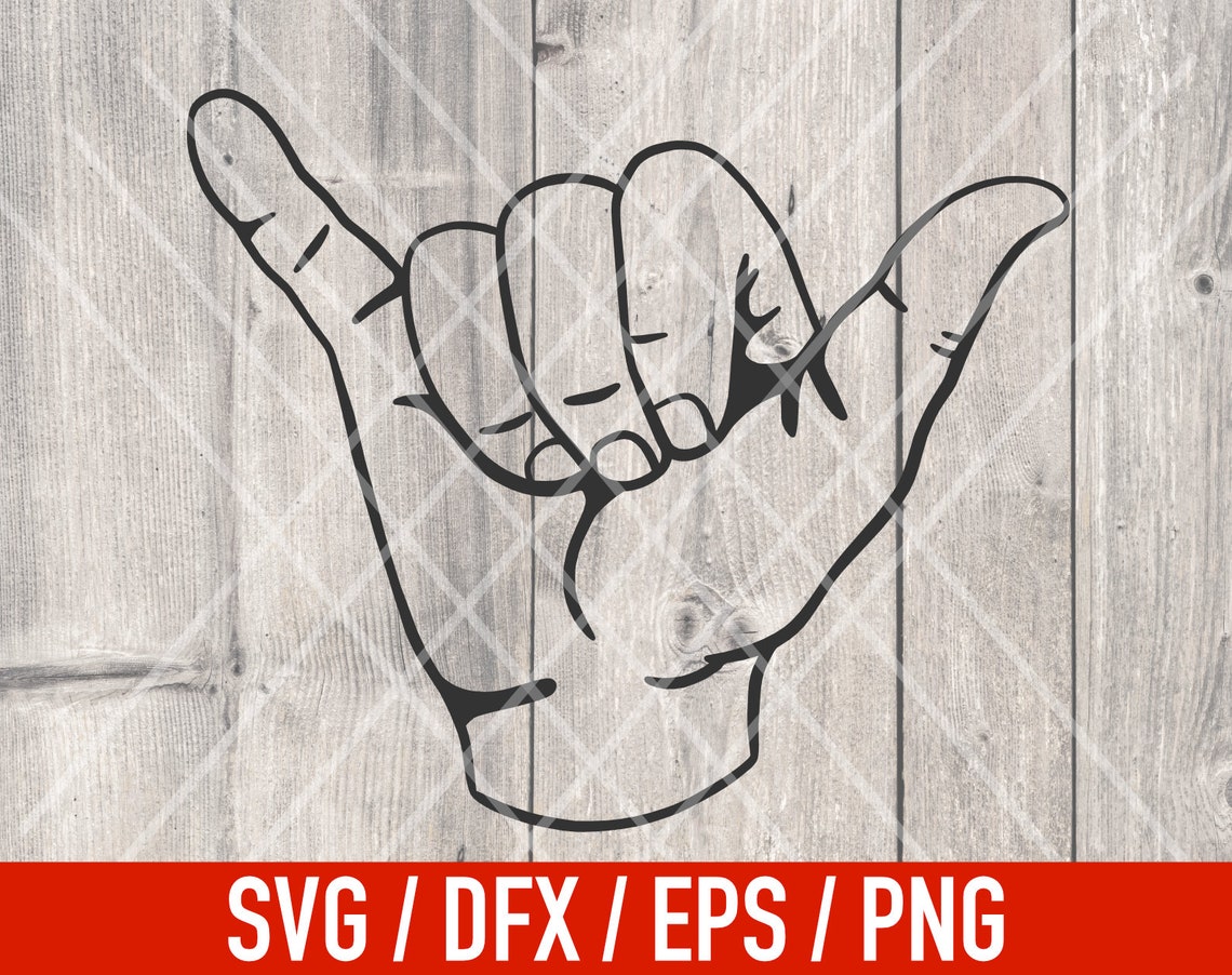 Hang Loose SVG Shaka SVG Cut File Hawaii Svg Aloha vinyl | Etsy
