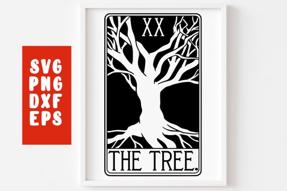 Tree Svg Family Trees Tarot Card - Etsy