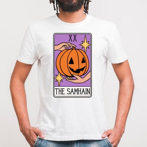 Samhain Svg Funny Halloween Tarot Card Witchy Celestial Boho Hippie ...