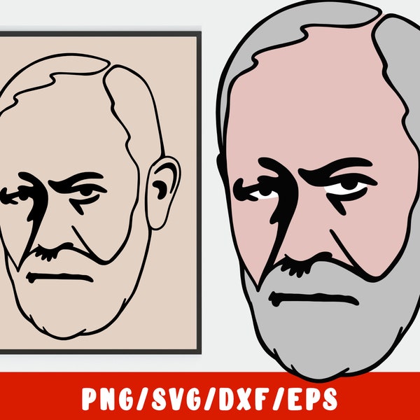 Sigmund Freud Svg - Etsy