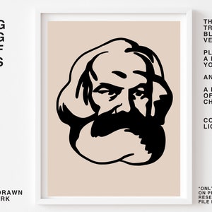 Karl Marx SVG Cut File – Soviet Communist Revolution PNG – USSR Clipart ...