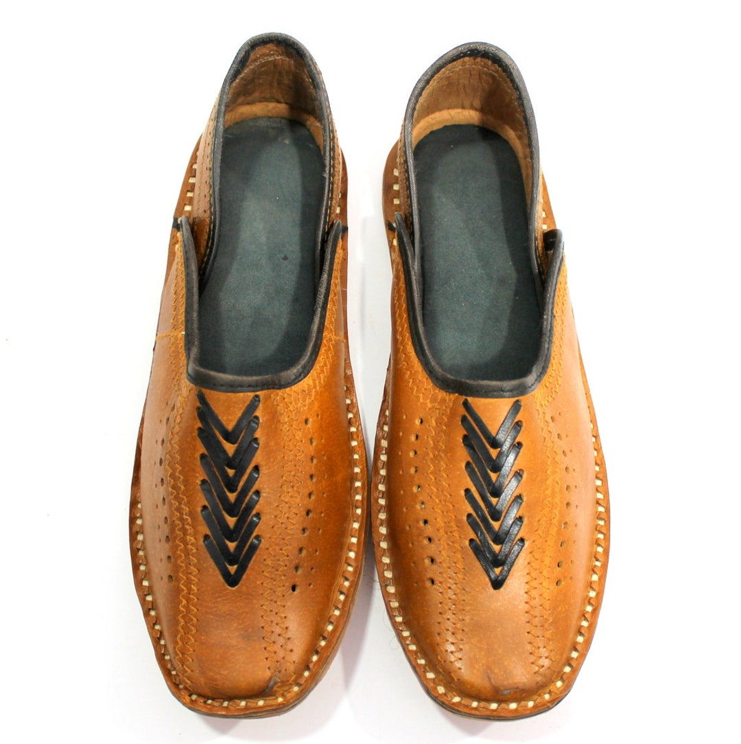 Men's Leather Mojari Shoes: Indian Wedding Jutti - Etsy