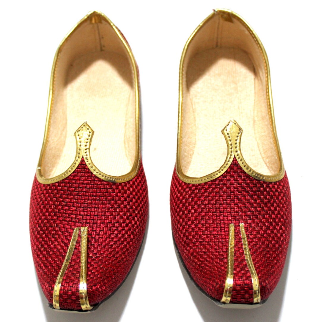 Men's Handmade Leather Mojari Shoes: Indian Wedding Jutti - Etsy