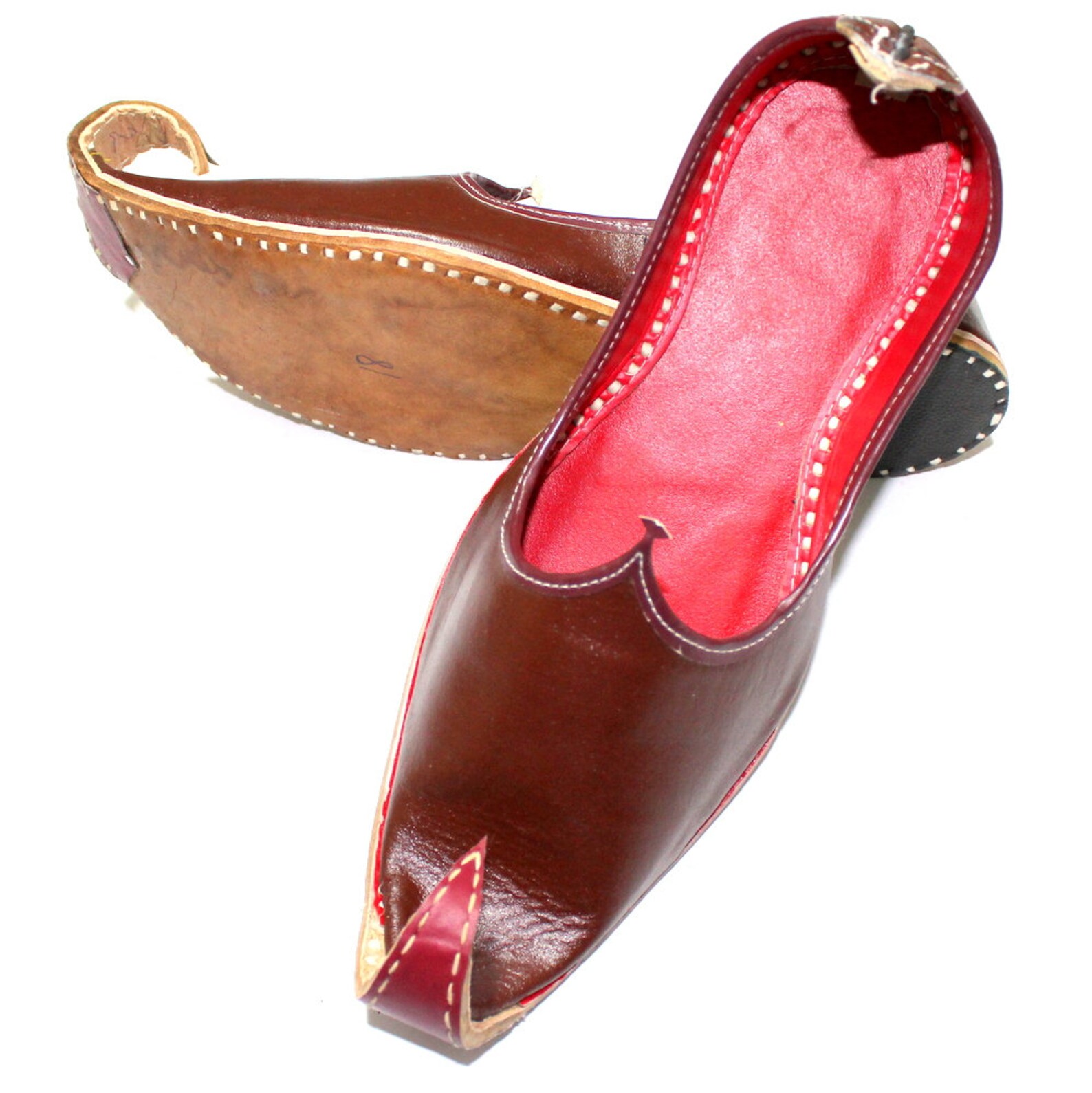 Leather Men's Mojari Shoes: Indian Wedding Jutti - Etsy