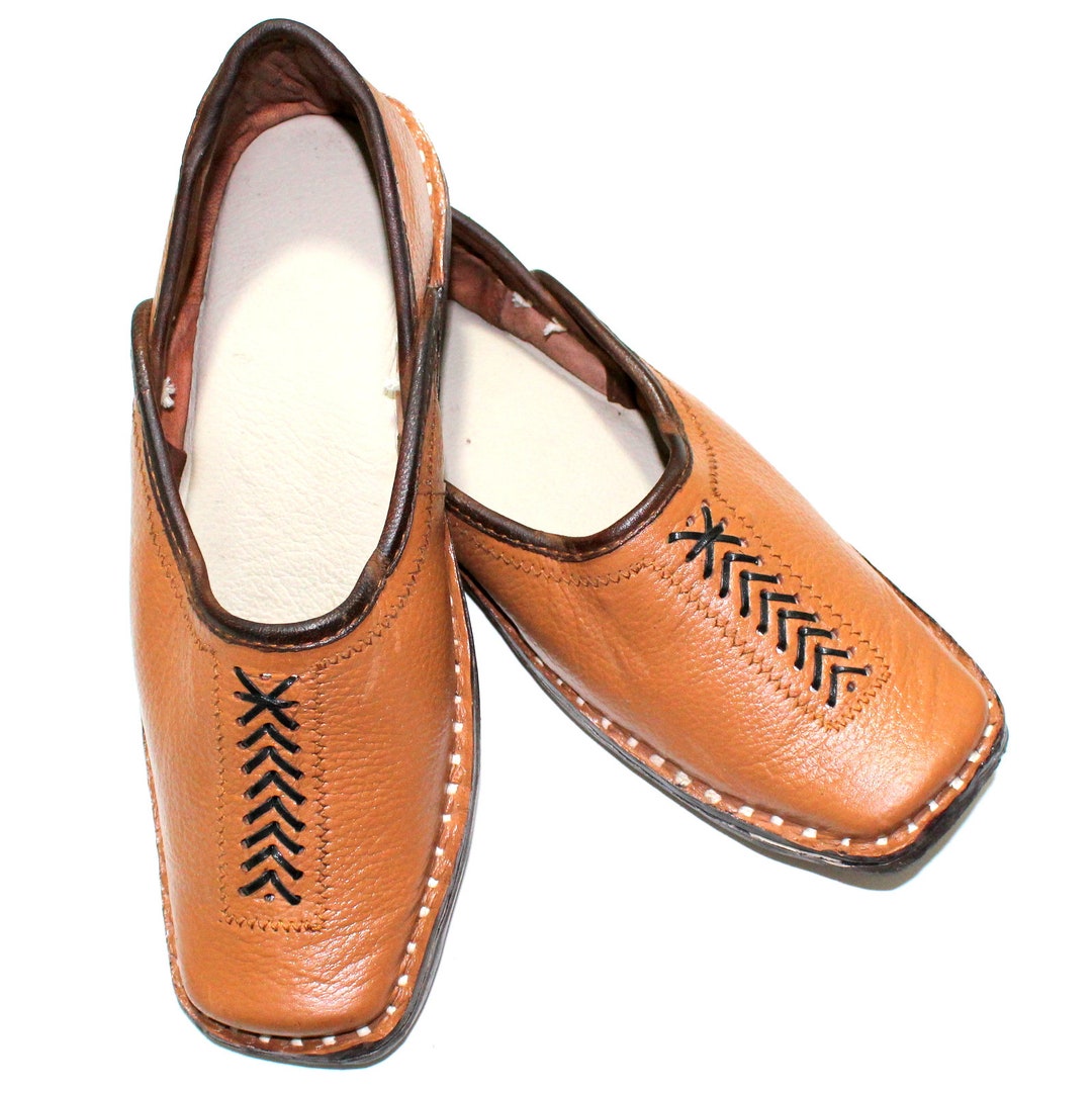 Leather Mojari Shoes | Indian Men's Jutti, Traditional Wedding Shoes - Etsy