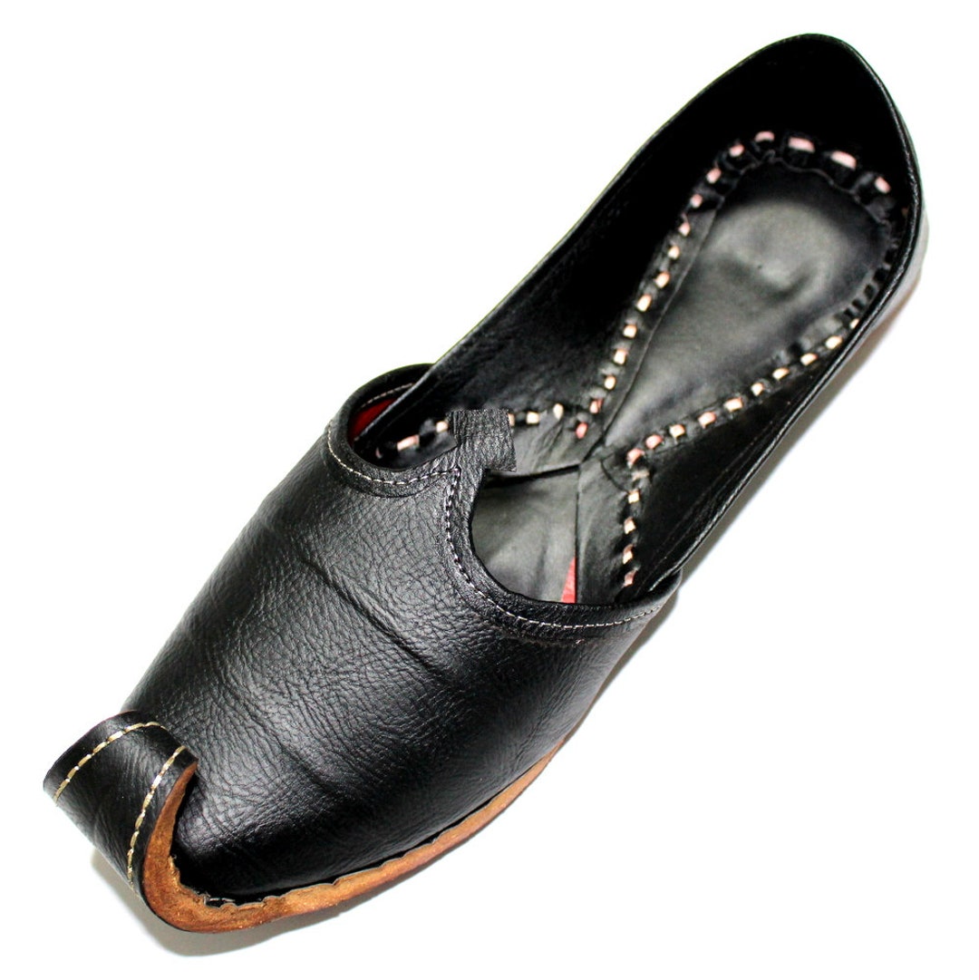Men's Leather Mojari Shoes: Indian Wedding Jutti - Etsy