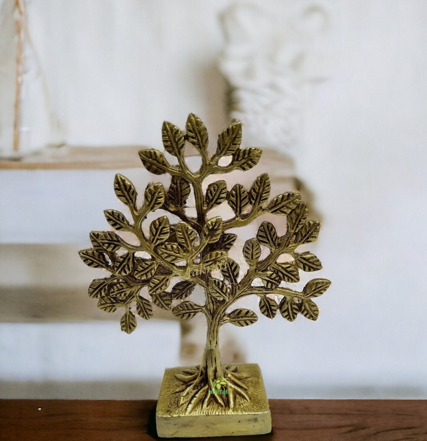 8 Brass Tree of Life With Birds . Auspicious Kalpavriksh Tree.gift ...