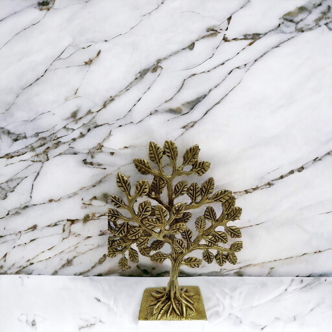 8 Brass Tree of Life With Birds . Auspicious Kalpavriksh Tree.gift ...