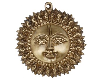Sun Face Statue - Etsy