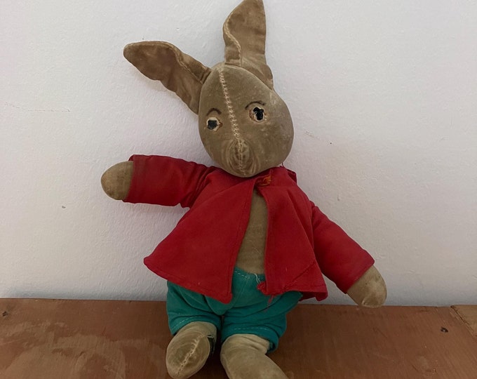 Harrods X Merrythought Piglet 'winnie the Pooh' Plush, 1930s, Very Rare ...