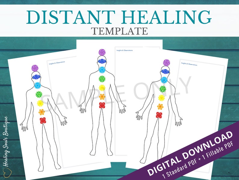 Distance Healing Template Reiki Template Distant Reiki - Etsy Canada