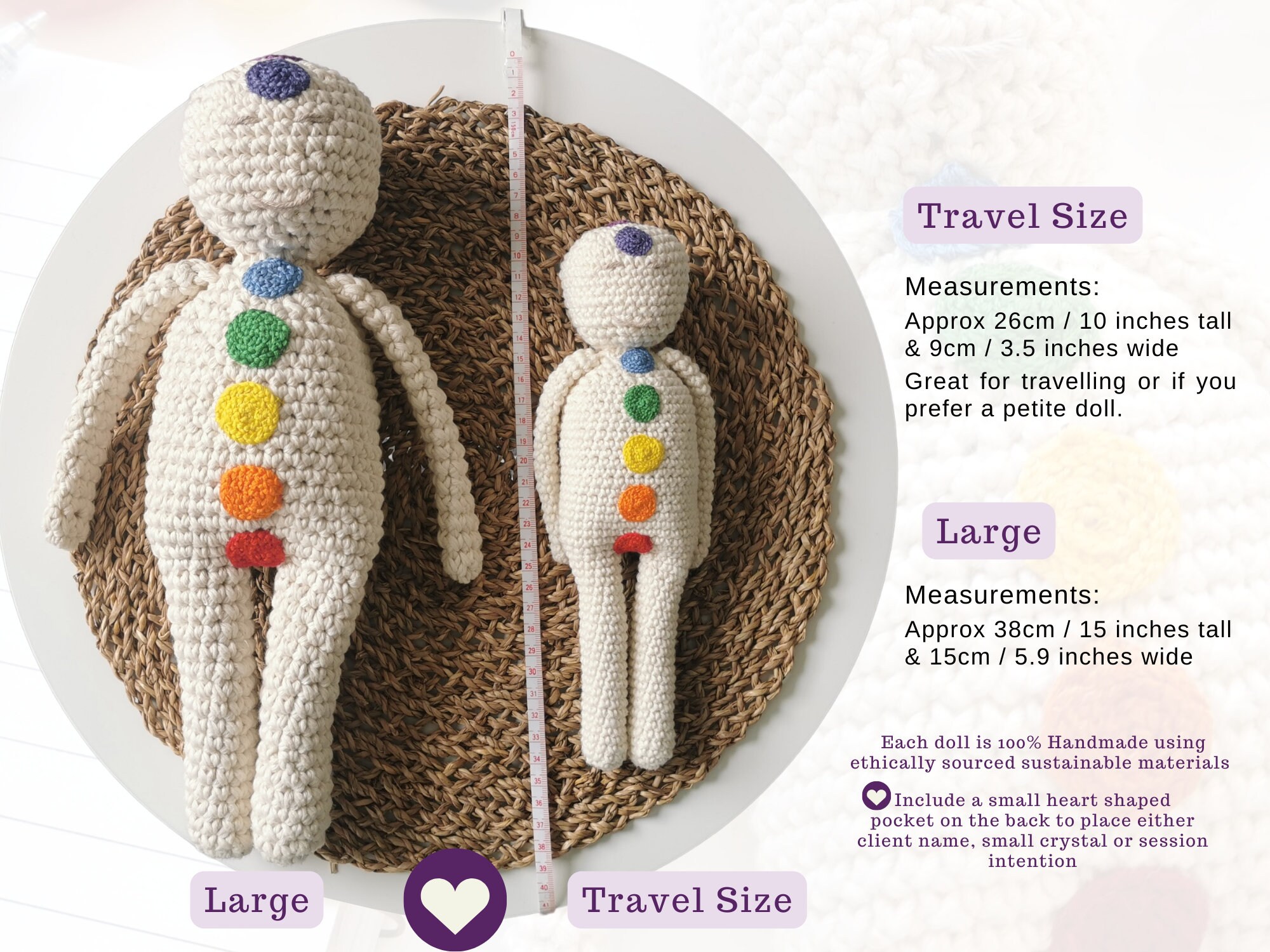 Large Distant Reiki Doll, Distance Healing Tool for Reiki Practitioner ...