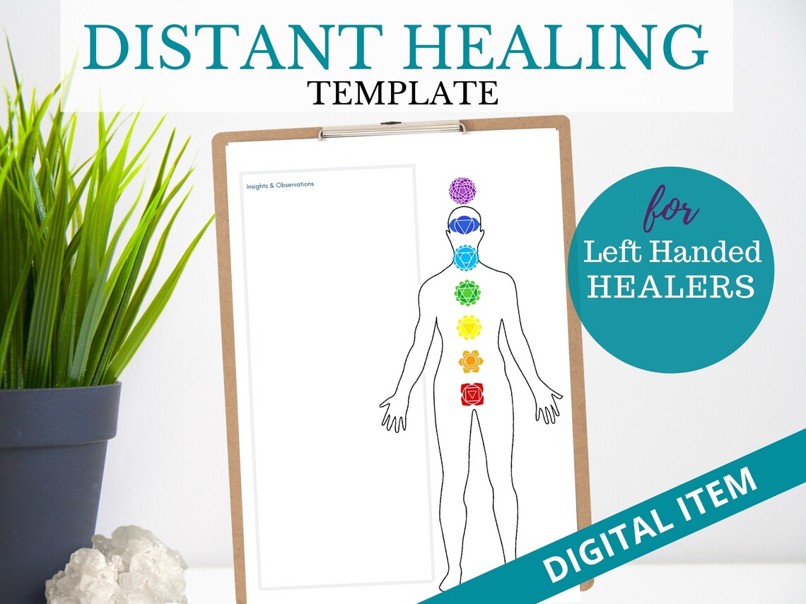 DISTANCE HEALING TEMPLATE left Handed Energy Healing Proxy - Etsy Ireland