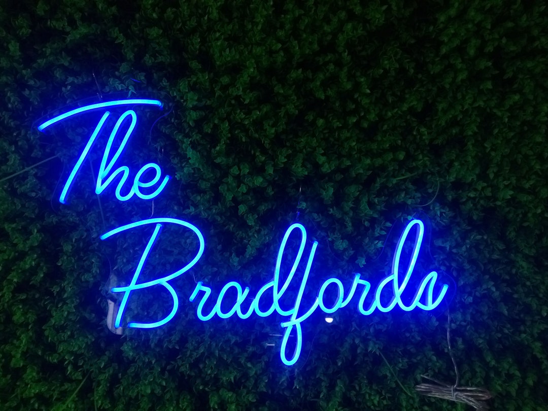 Wedding Custom Neon Sign Flex Led Neon Light Sign Led Logo Custom Neon ...