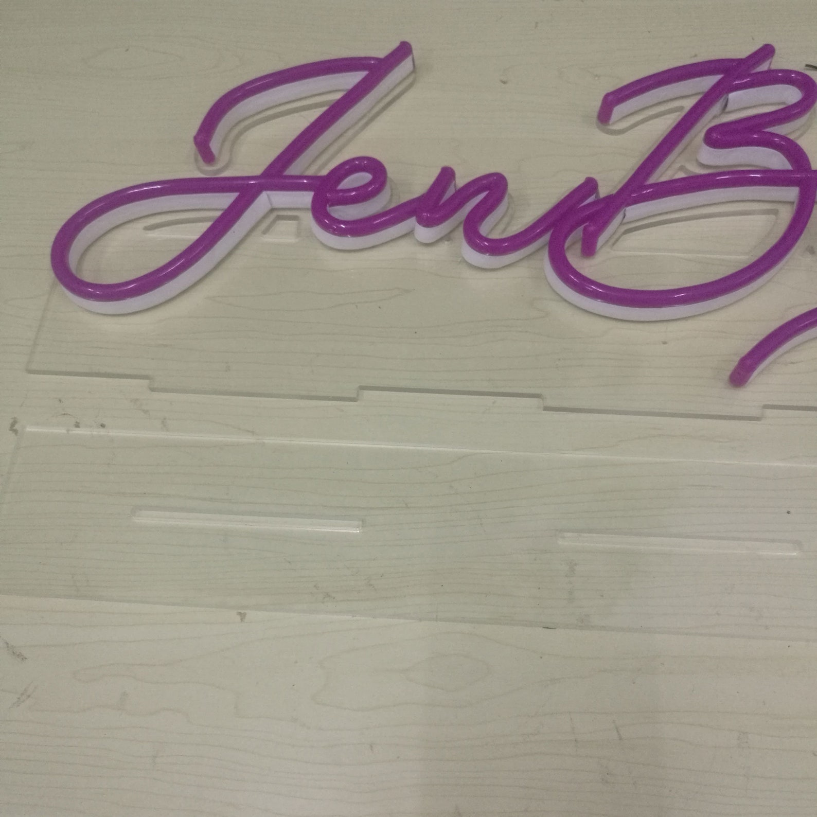 Desktop Neon Sign Stand Neon Sign Custom Flex Led Neon Light | Etsy