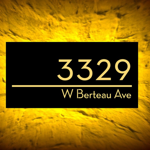 Modern Mail Box Number - Etsy