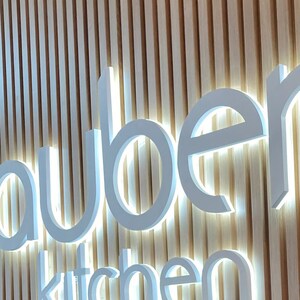 3D Metal Laser Cut Out Sign, Business Logo Illuminated Sign, Company ...