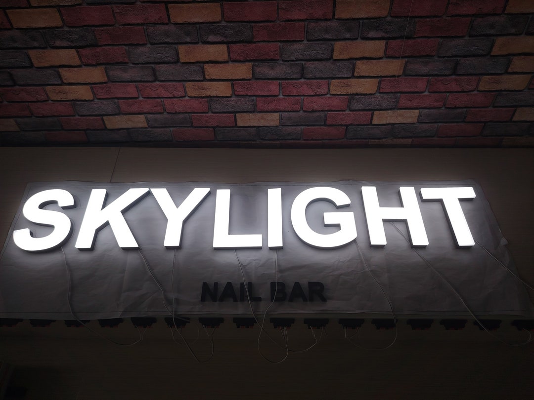 Custom 3D Metal Channel Letter Signs, LED Letters for Wall Decor, Neon ...