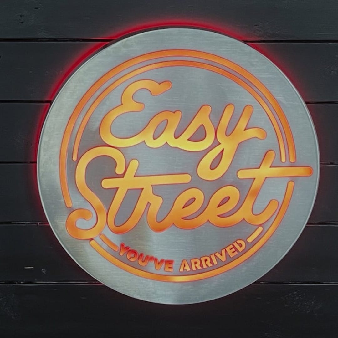 Backlit Laser Cut Round Logo Signs Custom Business Reception Wall Logo ...