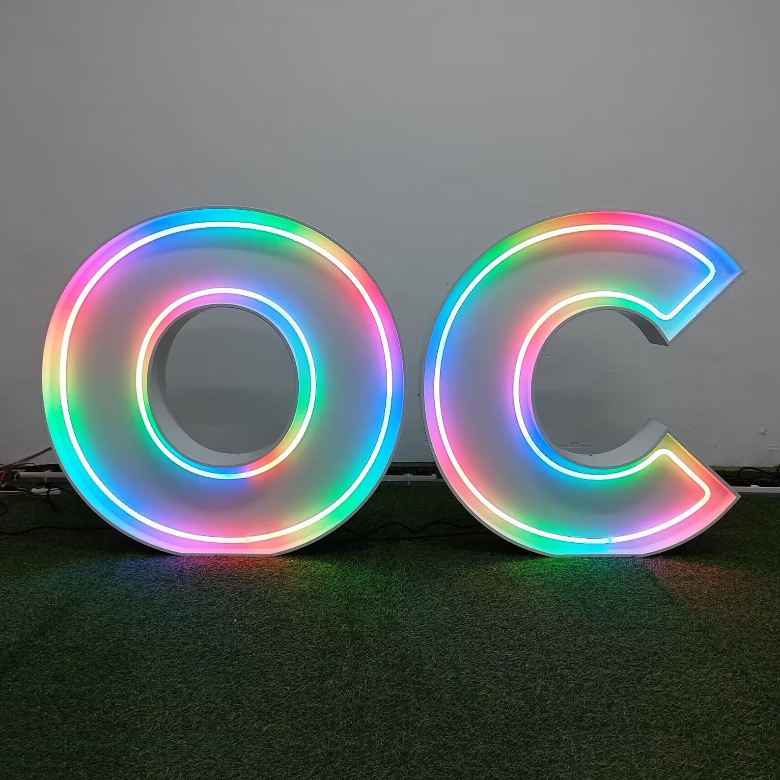 Neon Marquee Letters Giant Numbers Large Light up Sign Anniversary ...