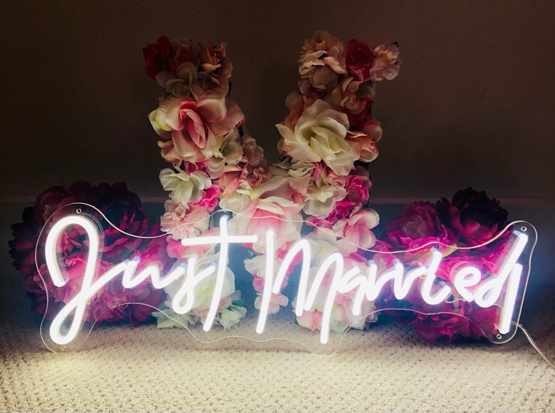 Wedding Custom Neon Sign Flex Led Neon Light Sign Led Logo - Etsy