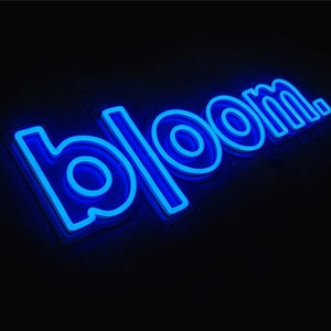 Business Logo LED Neon Sign Custom Text Flex Led Neon Light - Etsy