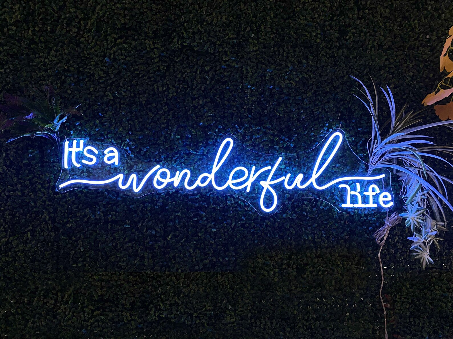 It's a Wonderful Life Neon Sign Flex Led Neon Light Custom | Etsy