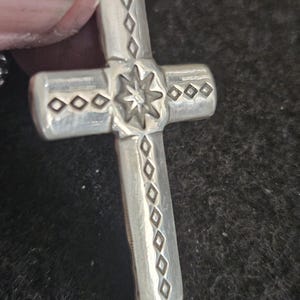 NEW: Hand-made .925 Silver Star Cross - Etsy