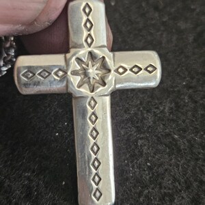 NEW: Hand-made .925 Silver Star Cross - Etsy