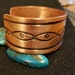 Hand-made Hand-stamped Copper Cuff - Etsy