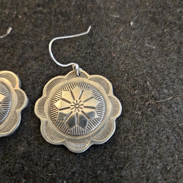 Concho Earrings - Etsy