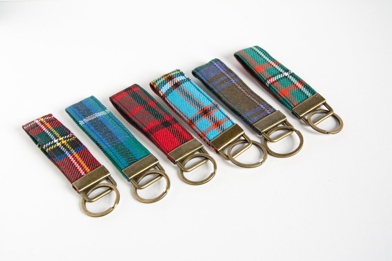 Bespoke Scottish Tartan Key Fob Bespoke Tartan Key Ring Tartan Gift ...