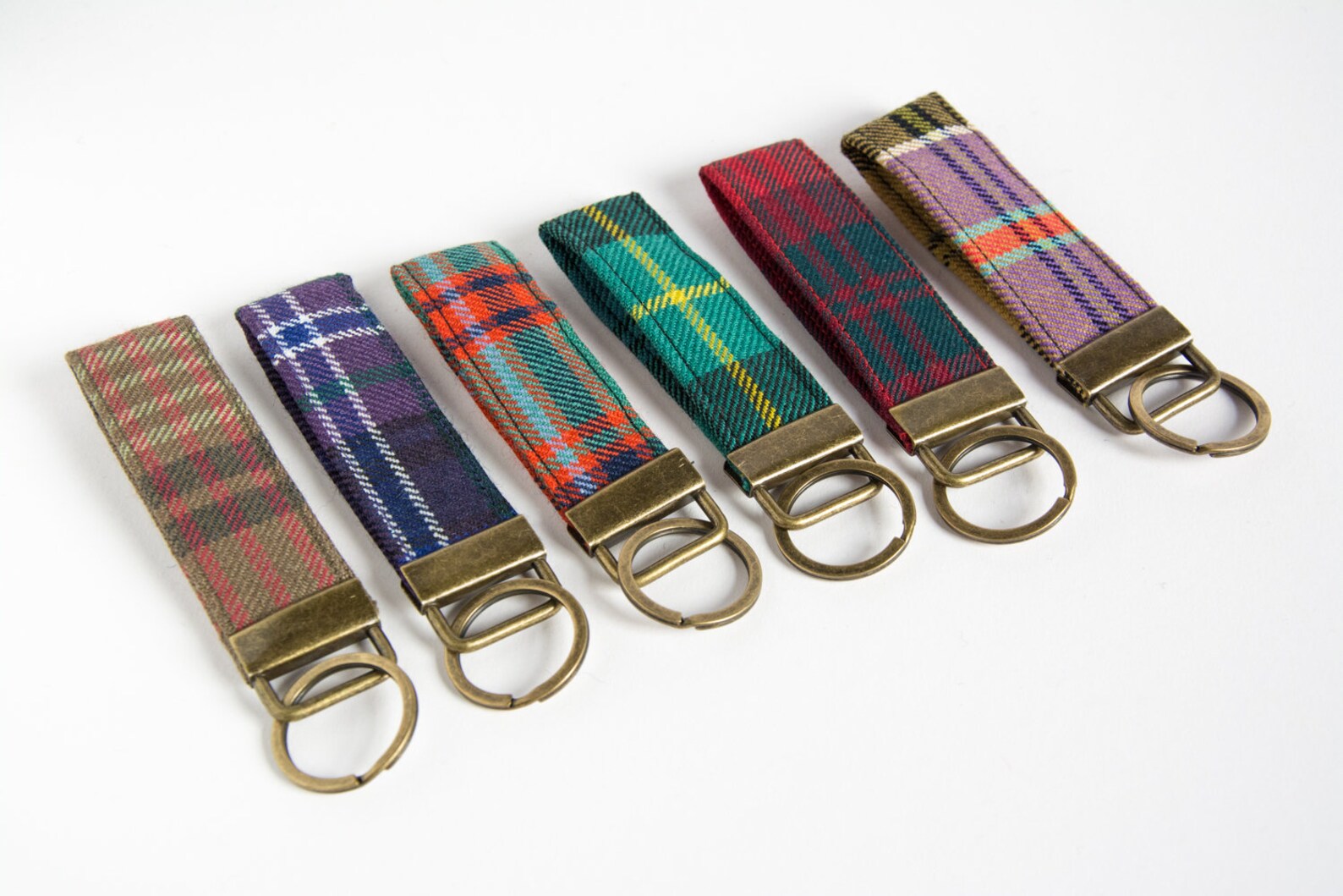 Bespoke Scottish Tartan Key Fob Bespoke Tartan Key Ring Tartan Gift ...