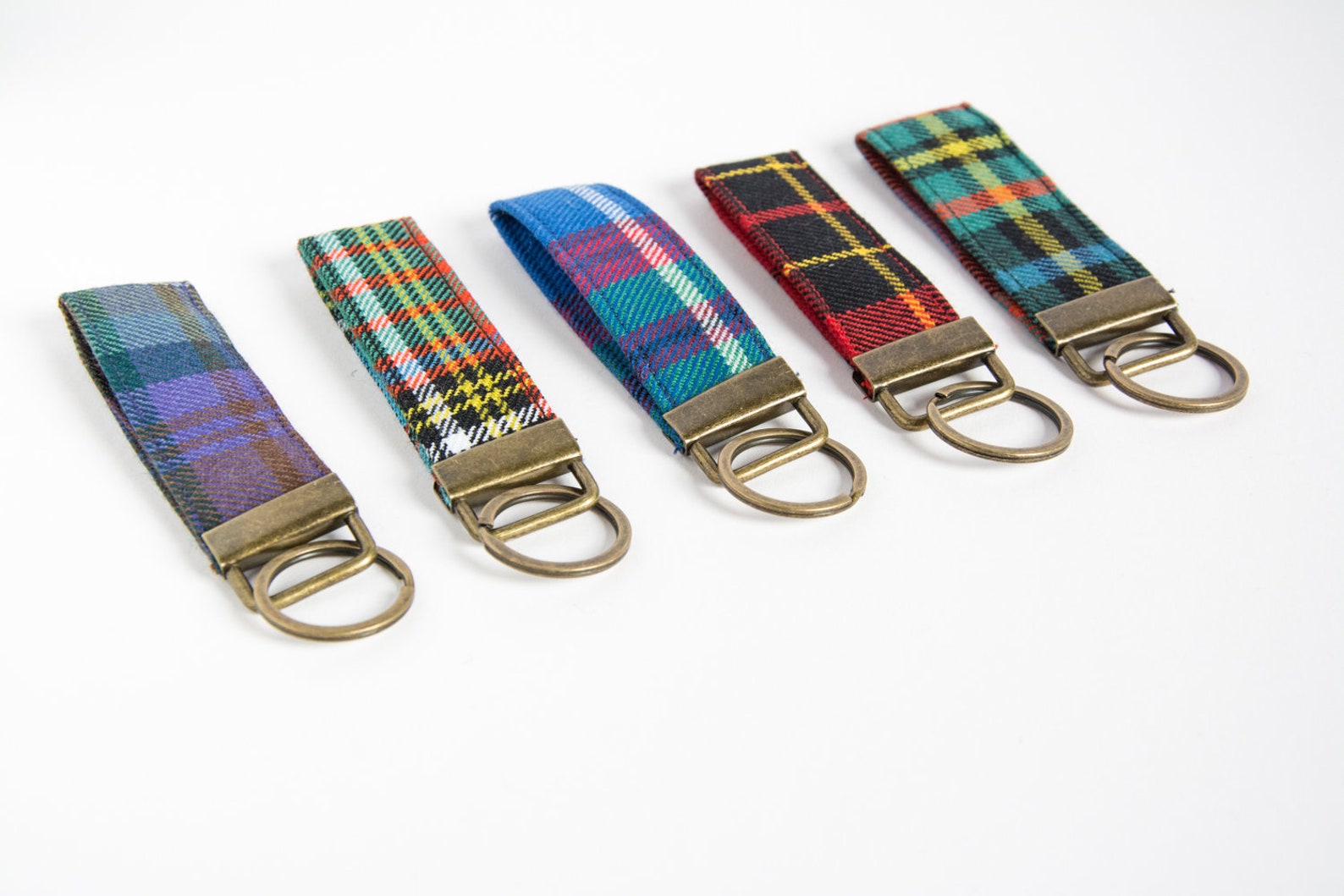 Bespoke Scottish Tartan Key Fob Bespoke Tartan Key Ring Tartan Gift ...