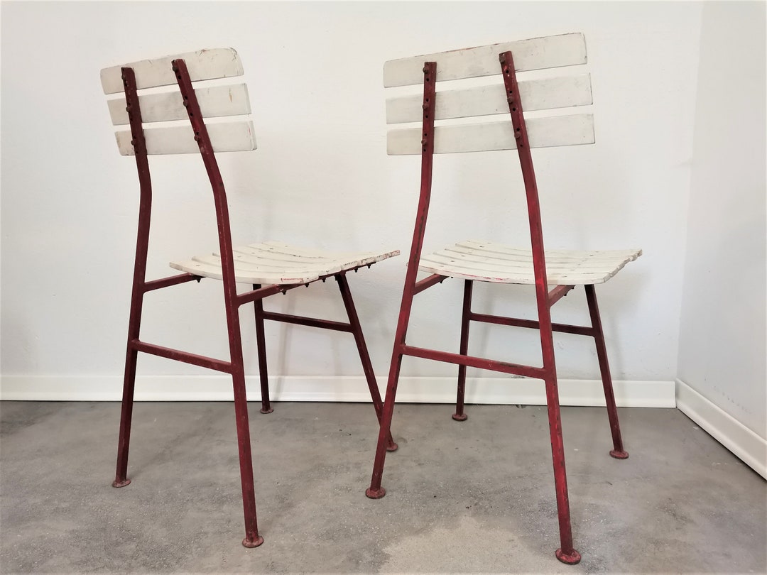 Garden Chair, 1 of 6, 1960s - Firm Iron Frame - Etsy