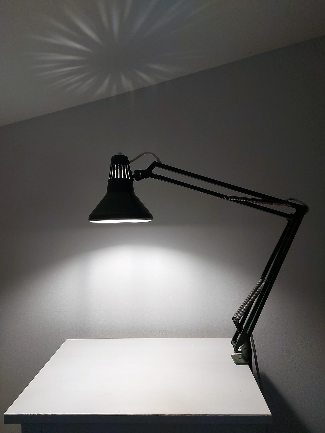 Architect Adjustable Green Swing-arm Desk Lamp, 1970s - Etsy