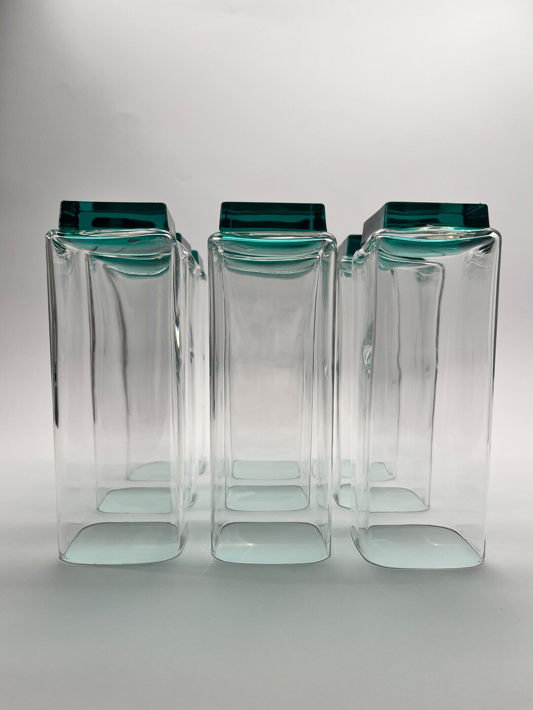 Set of Italian Water Glasses 1980s - Etsy