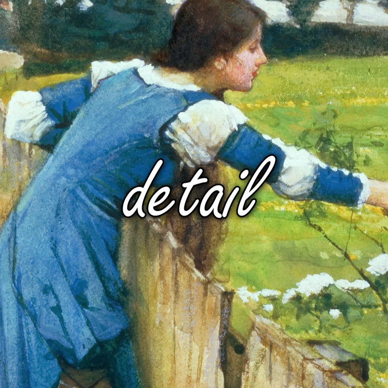 Spring / John William Waterhouse / Printable Wall Art / - Etsy