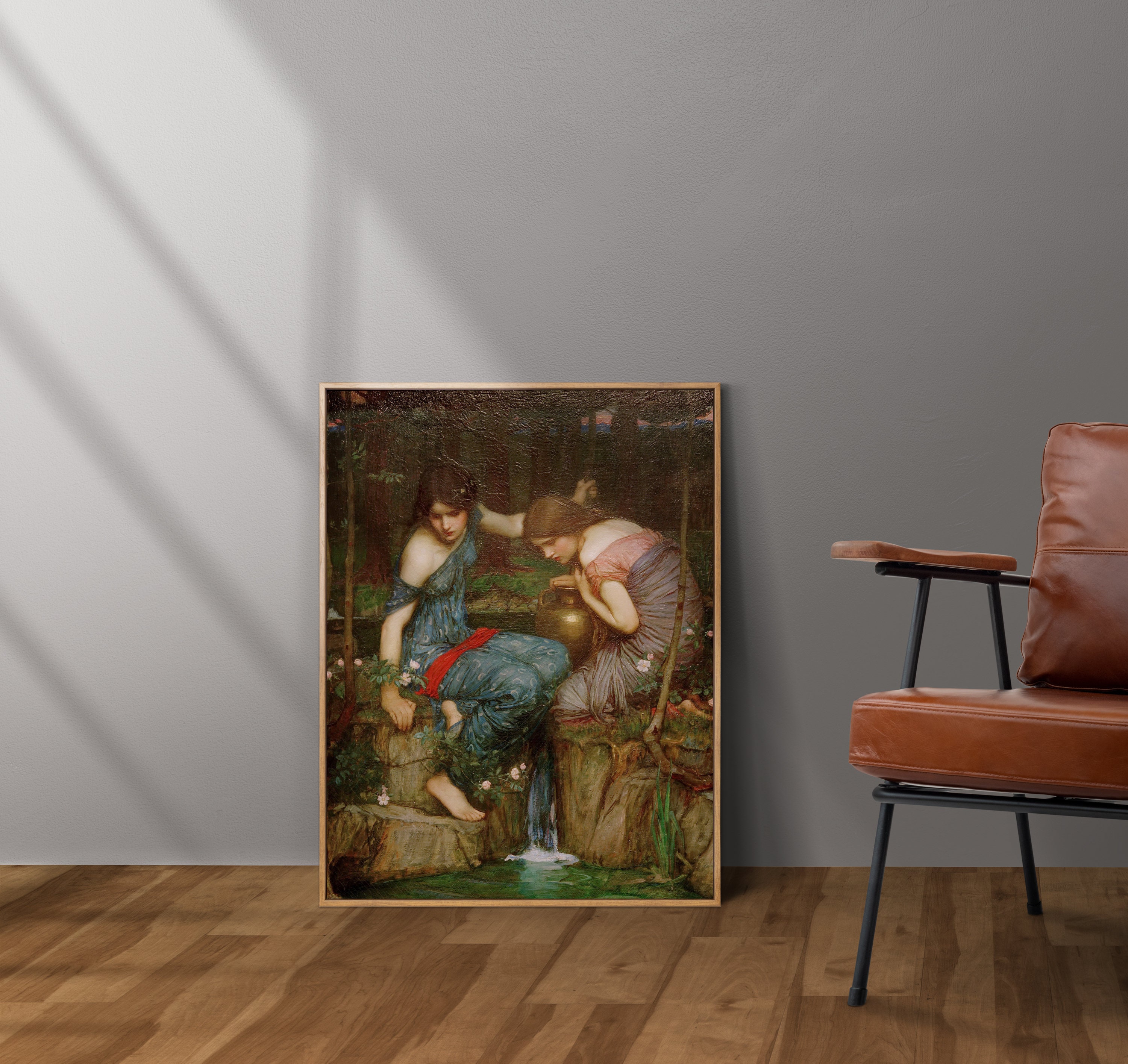 Nymphs Finding the Head of Orpheus / John William Waterhouse ...