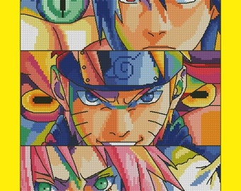 Naruto Cross Stitch | Etsy