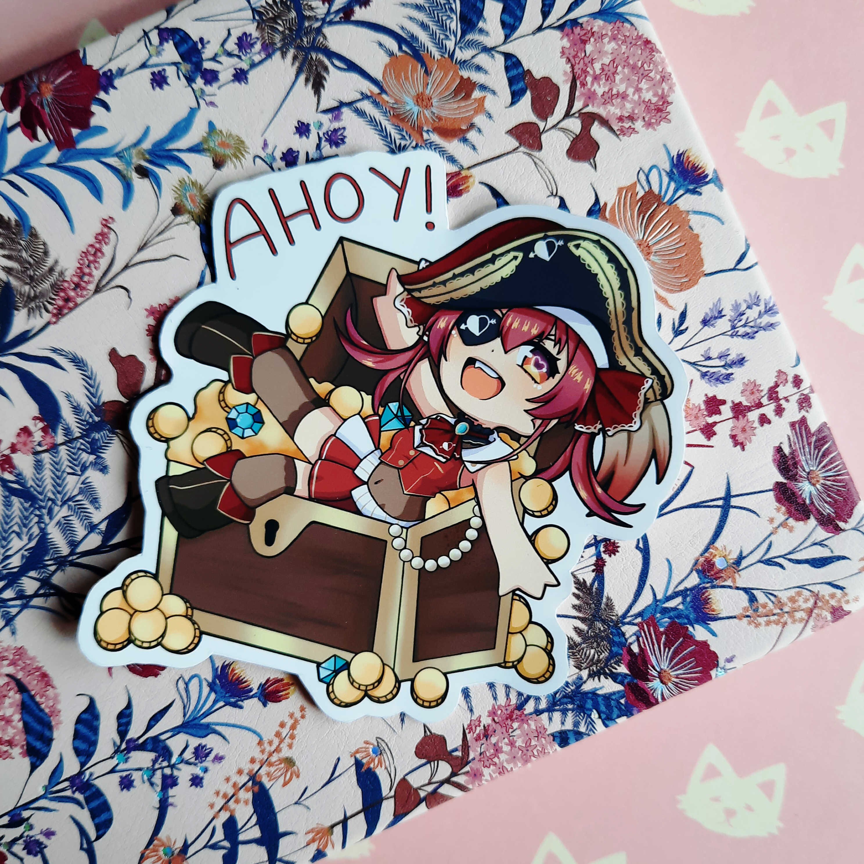Houshou Marine - Ahoy! - Hololive Vinyl Stickers - Etsy