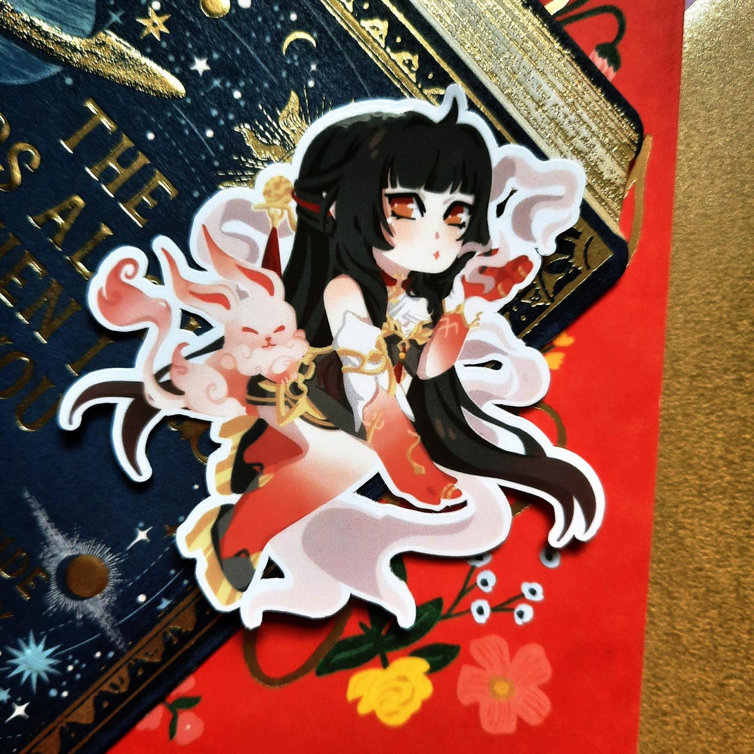 Honkai Star Rail Lingsha and Fuyuan Cute Vinyl Waterproof Sticker - Etsy