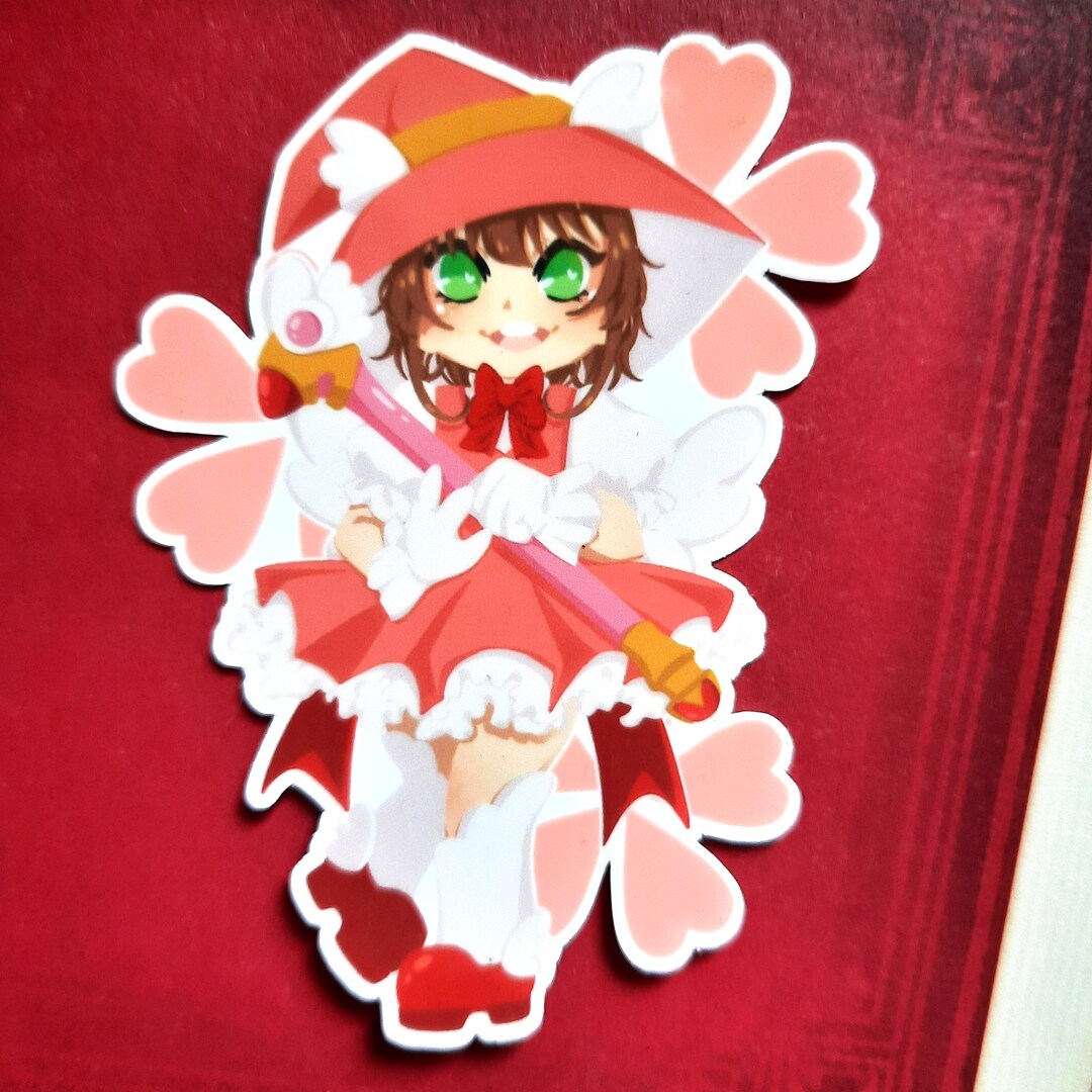 Card Captor Sakura Witchy Sticker: Redesign, Waterproof, Kawaii - Etsy