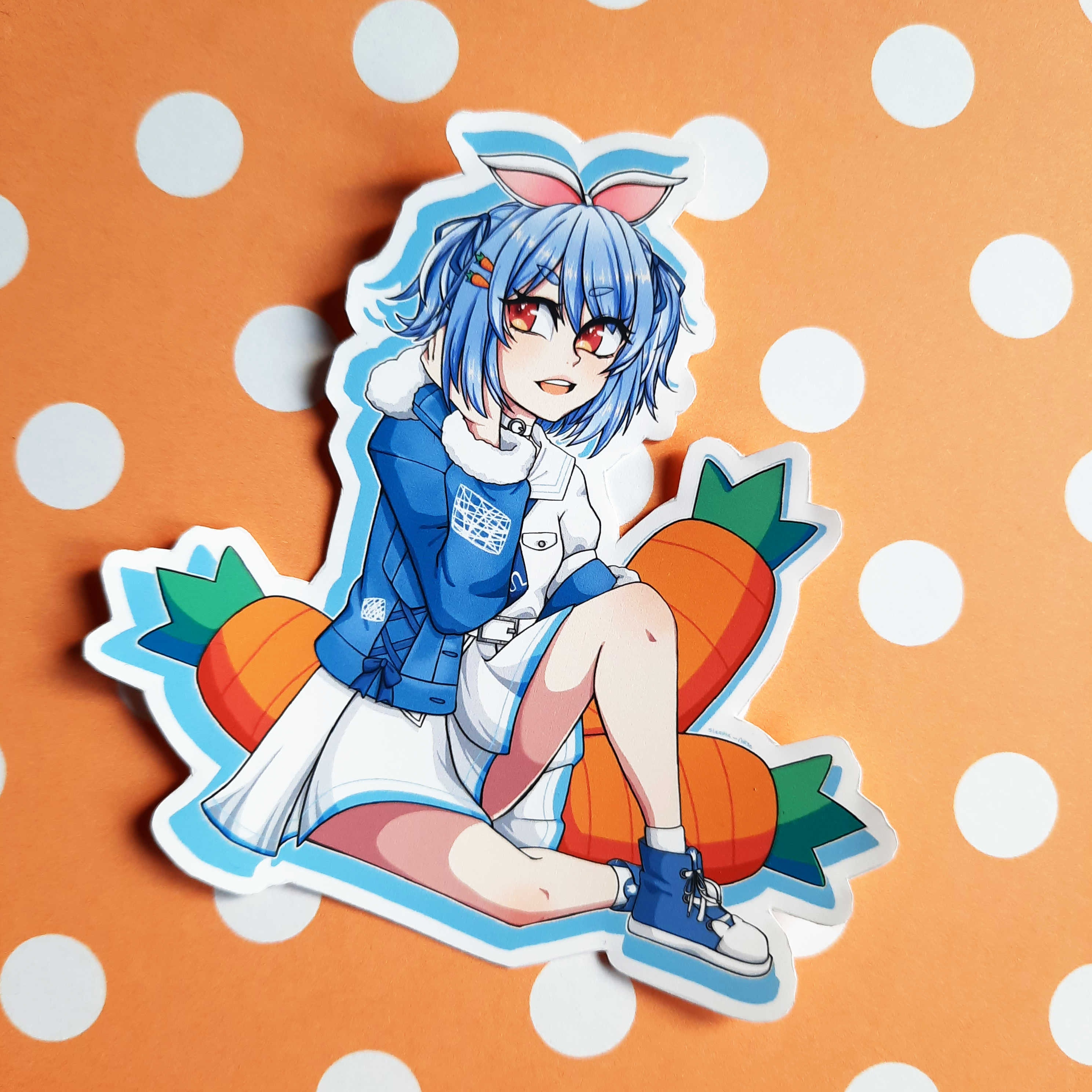 Usada Pekora Hololive Vinyl Sticker - Etsy