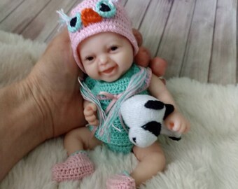 Full Body Mini Silicone Baby Jasmine 4.5inches. - Etsy