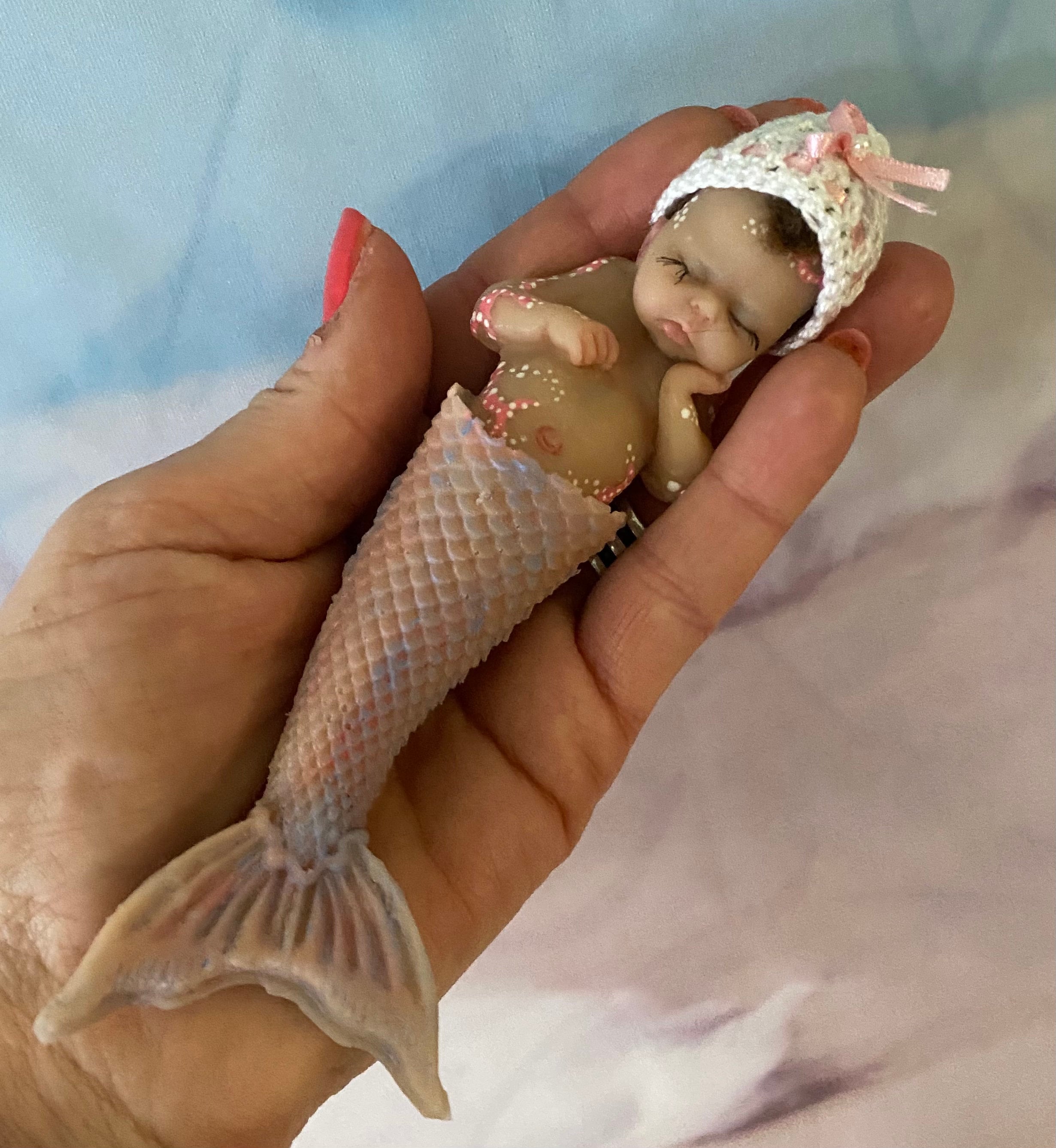 Reborn mermaid baby doll store