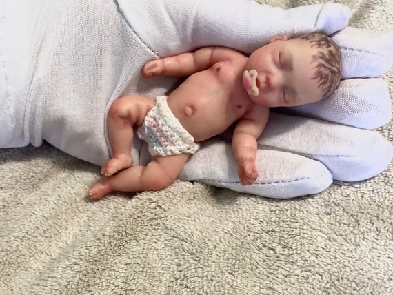 Silicone Baby Girl 11 Cm 4.3 Inc Full Body Silicone Baby Newborn Doll Etsy Canada