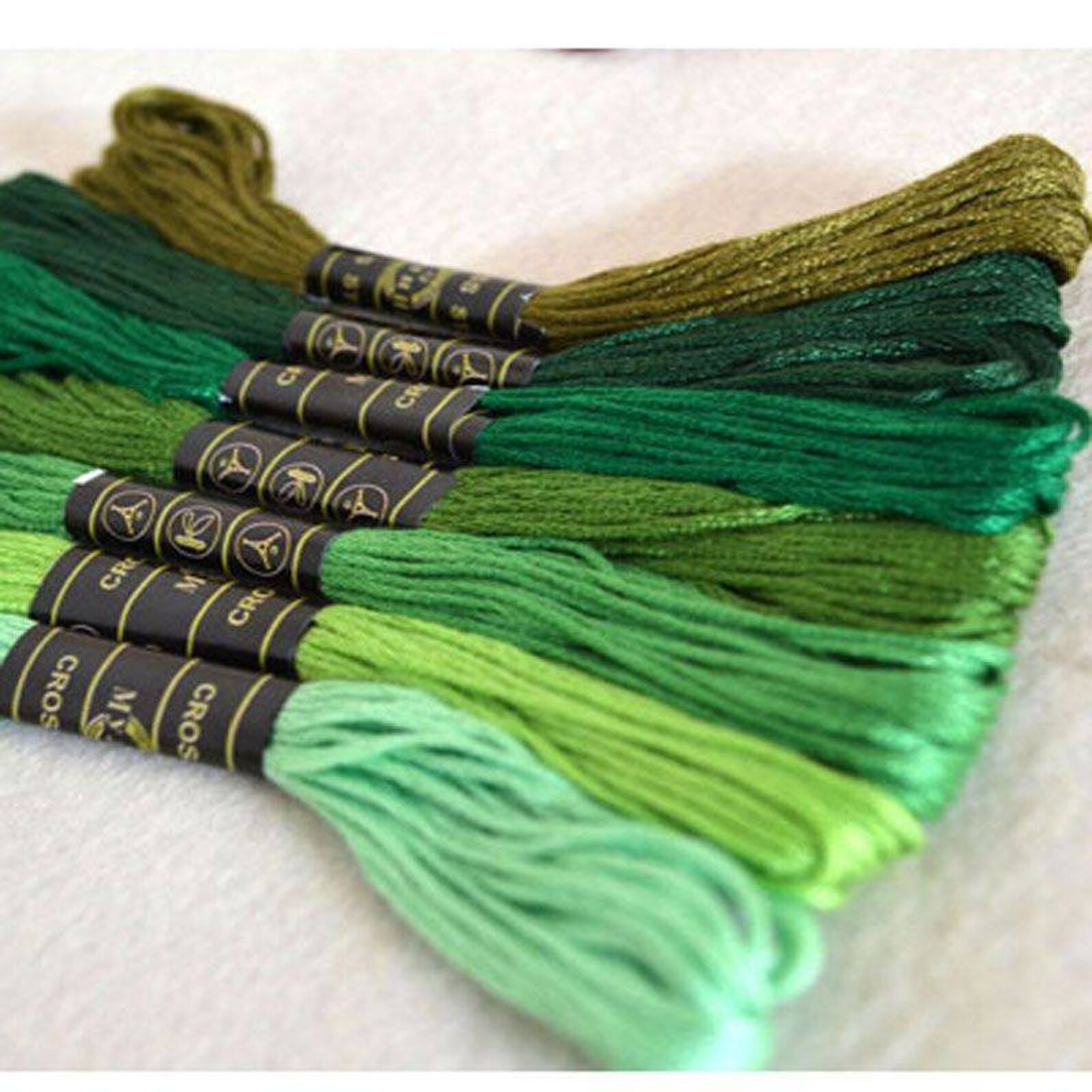 12/24/36/50/100pcs Colorful Cross Stitch Thread Hand Embroidery Sewing ...